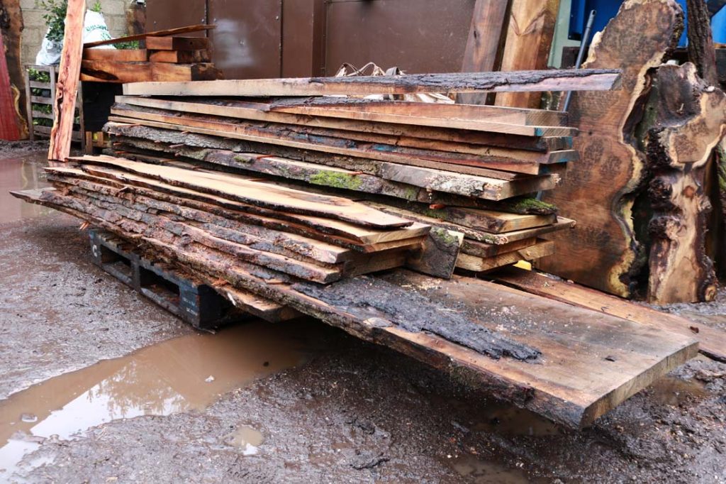 Waney Edge Cladding | Linwood Timber | Buy from Linwood Sawmill Dorset